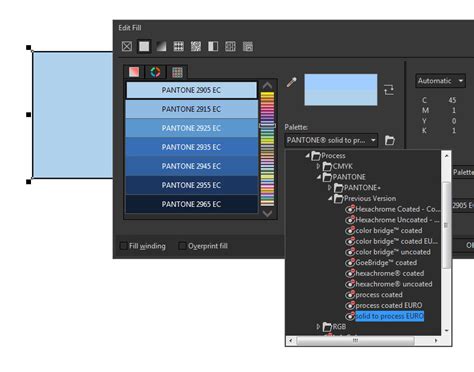 working with color pallets in cdr8 coreldraw x8 coreldraw graphics