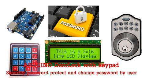วิธีการทำ arduino keypad door lock lcd password memory