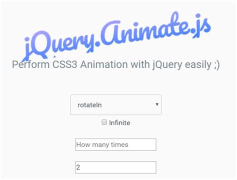 controlling css3 animations with jquery animate js free jquery plugins