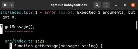 expected 0 arguments but got 1 error in typescript [fixed] bobbyhadz
