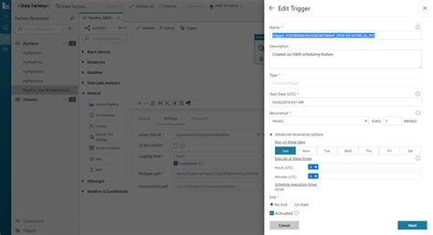 schedule ssis packages in azure with ssms sql server integration