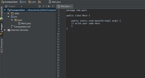 java intellij 2016 1 3 command line app doesn t create class