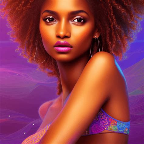 Stunning Beautiful Brown Skin Woman Full Body Melanin Princess No