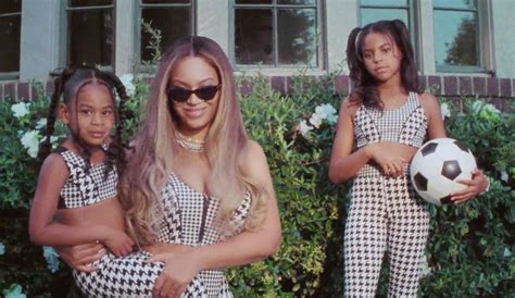 Beyoncé Poses With Daughters Blue And Rumi In Ivy Park Campaign Photo