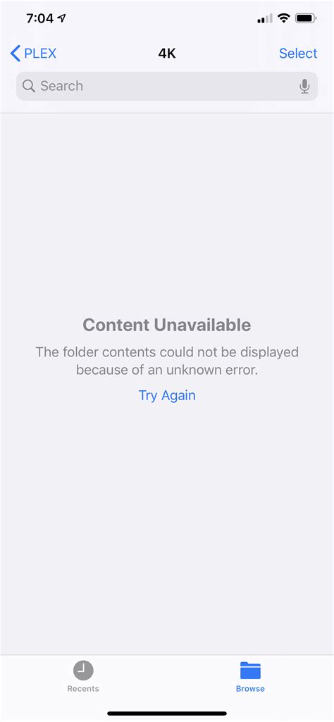 files app content unavailable error macrumors forums