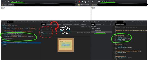 css why does chrome not link to a stylesheet on localhost but