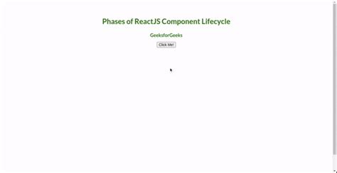 what are the different phases of reactjs component lifecycle