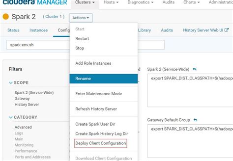 cdh upgrade spark2 exception java lang noclassdeffounderror org apache