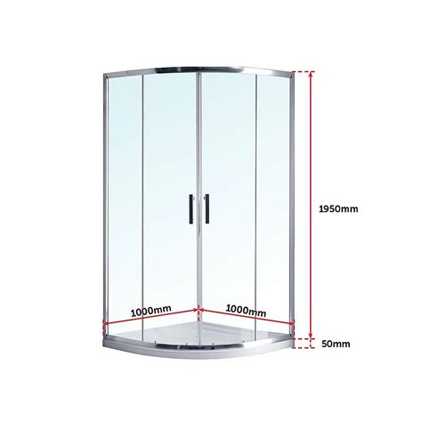 Furniture And Decor Bathroom Accessories 100 X 100cm Rounded