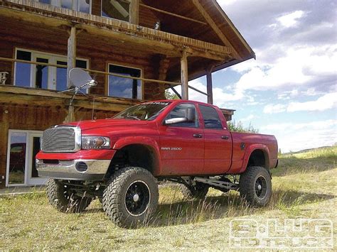 Lifted Dodge Cummins With Stacks