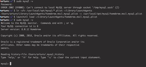 node js installing older version of mysql brew error stack overflow