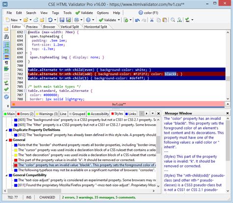 css html validator pro screen shots