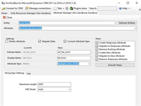dynamics crm convert single line text to multiline text ms crm 2016
