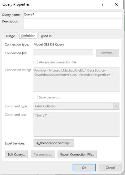 update queries in excel using vba stack overflow