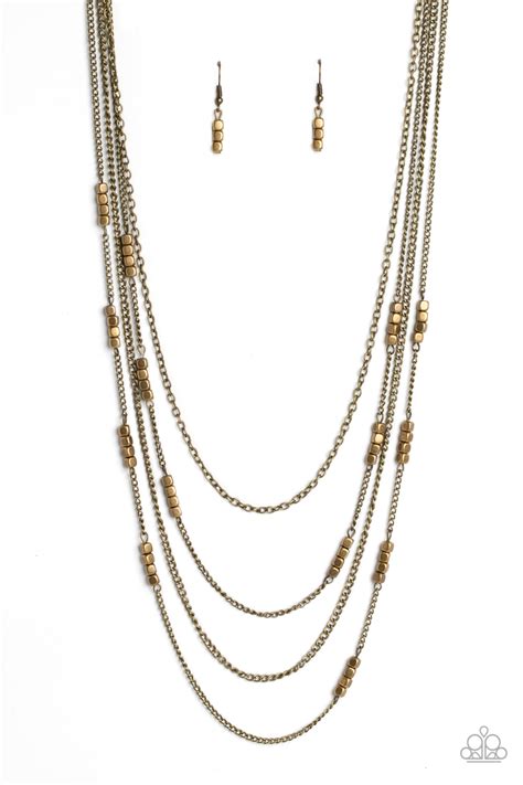 Metallic Monarch Brass Paparazzi Necklace Jewelryblingthing