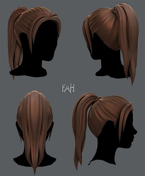 10 Great Hairstyle 3d Model