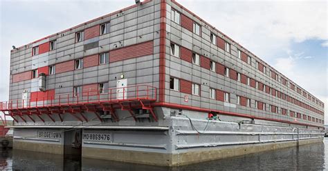 Inside Bibby Stockholm Photos Show Facilities Inside 222 Room Barge