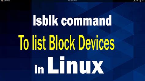 lsblk command in linux to list block devices tutorial for beginners 2021