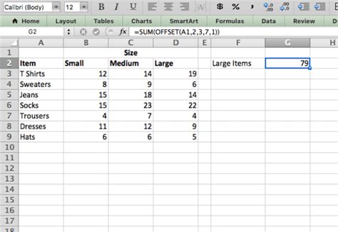 how to use the excel offset function sheetgo blog