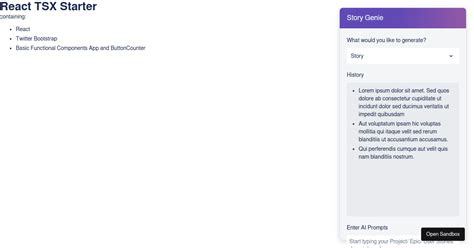 form default tsx forked codesandbox