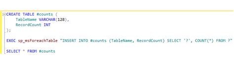 using sp msforeachtable in sql server makolyte