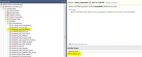 business unit count doesn t match scheduled task export adaxes qanda