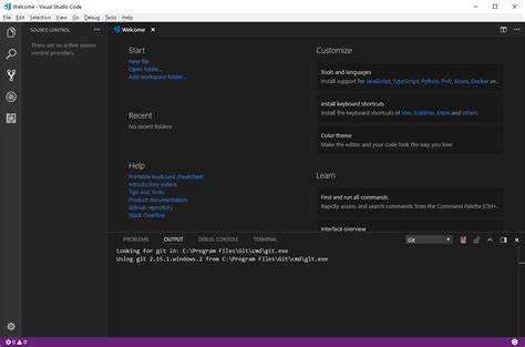 no clone git repository option under start · issue 41465 · microsoft