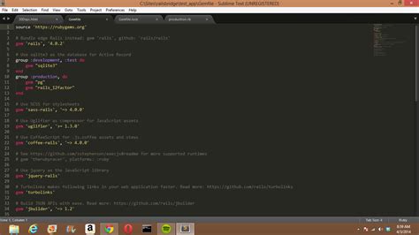 ruby on rails bundle install without production gemfile 13 syntax