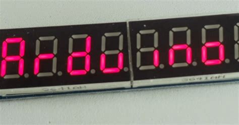 arduino display module 7 segment 8 digits with max7219