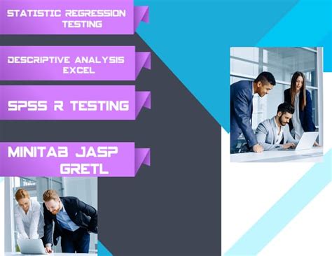 i will do statistical data analysis in spss minitab and
