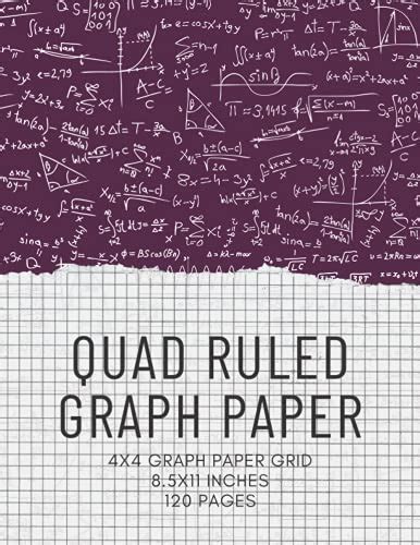 Quad Ruled Graph Paper Graph Paper Grid Notebook Quad Ruled Notebook