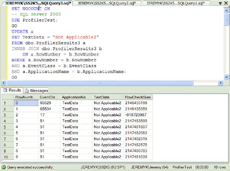checksum functions in sql server 2005