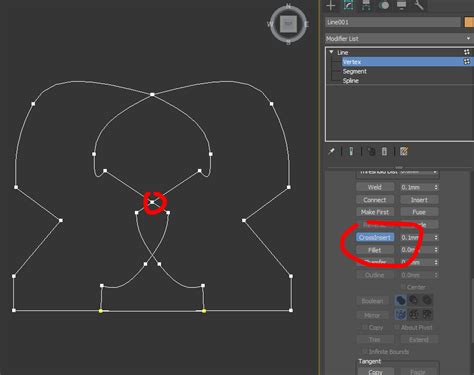 solved how to add vertex to spline s segments intersection autodesk