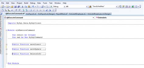 107 mysql insert update delete statement for managing payroll
