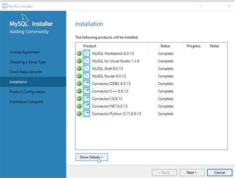 mysql requirement python 3 6 64 bit is not installed