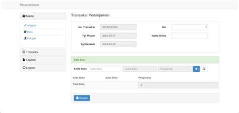 source code aplikasi perpustakaan dengan php kios kode