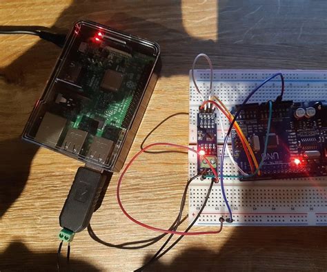 rs485 between arduino and raspberry pi 7 steps instructables