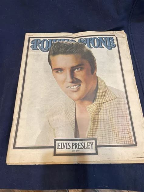 Elvis Presley Rolling Stone Paper Magazine Issue 248 September 22 1977