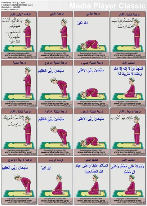 كيفية الصلاة بالصور للمبتدئين