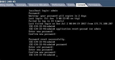 My Tech Notes Reset Cisco Ise Cli And Gui Password