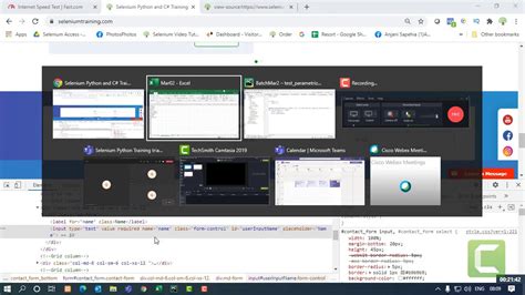 selenium with python introduction trial class 4 whizdom trainings