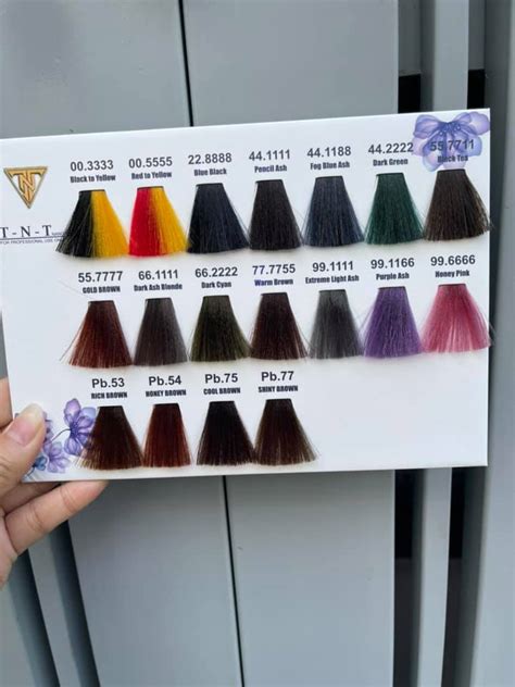 Bí Quyết Chọn Bảng Màu Nhuộm Tóc Tnt Chuẩn Và Phù Hợp Với Màu Da Của Bạn