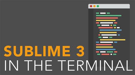 install sublime text mac terminal lionmain