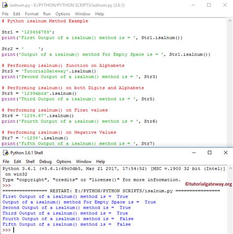 python isalnum