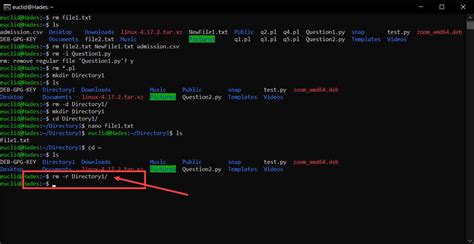 rm command in linux explained with examples