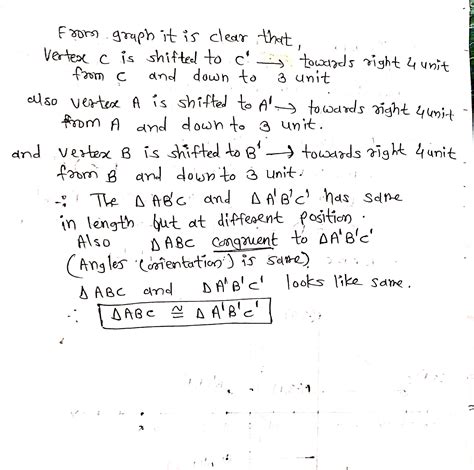 [solved] Part A If ∆abc Is Translated According To The Rule X Y →