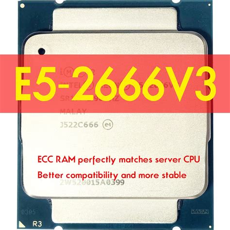 至強 E5 2666 V3 處理器 Sr1y7 2 9ghz 10 核 135w 插槽 Lga 2011 3 Cpu E 蝦皮購物