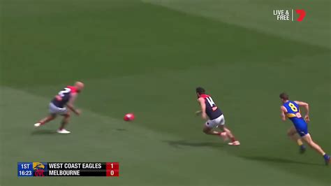 West Coast Eagles V Melbourne 2nd Preliminary Final 2018 Youtube
