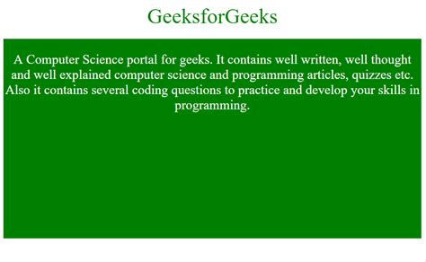 maintain the aspect ratio of a div with css geeksforgeeks