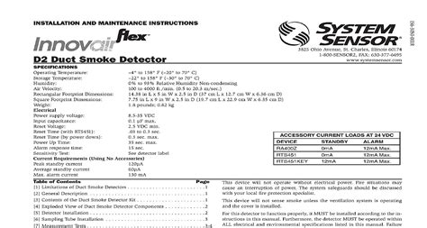 System Sensor Model 2d51 Informacionpublica Svet Gob Gt